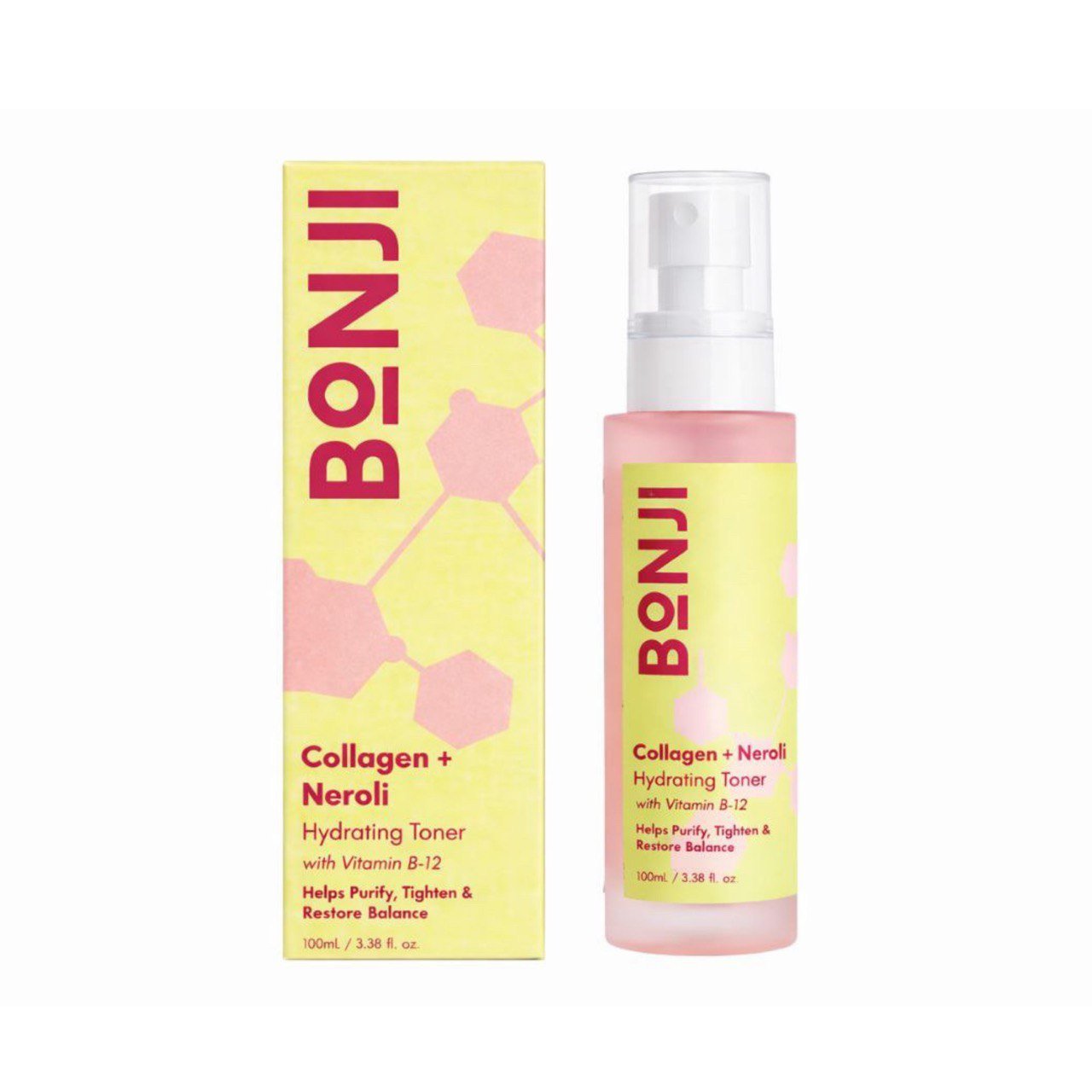Collagen + Neroli Hydrating Toner for Pores & Dehydrated Skin | Bonji ...